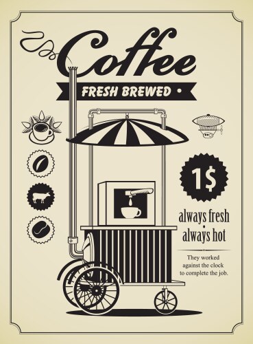 Vintage old newspaper page advertising retro Vector Image