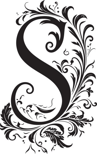 Stylish Font Letter S Vector Images (over 5,800)