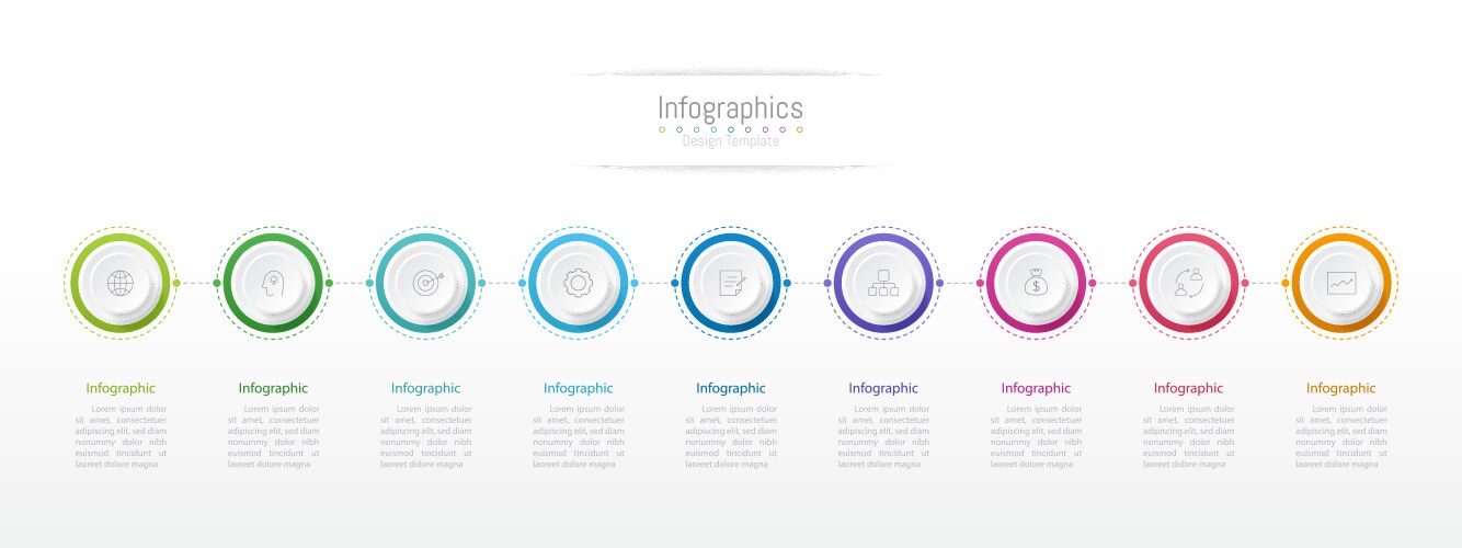 Nine Option Infographic Vector Images (over 3,800)