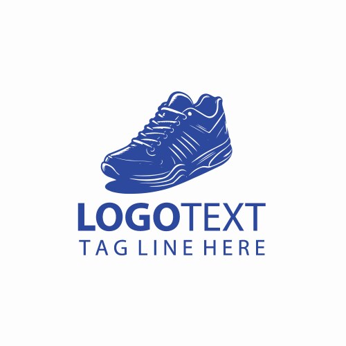 Sneaker logo Royalty Free Vector Image - VectorStock