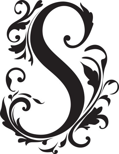 Stylish Font Letter S Vector Images (over 5,800)