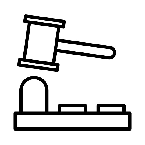 Mole game whack icon black and white outline sign Vector Image