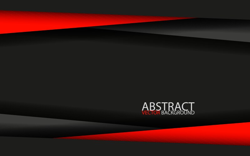 Modern Red & Black Abstract Background – Royalty-Free Vector | VectorStock