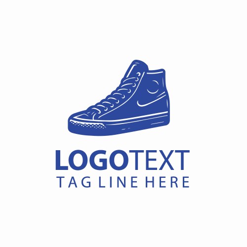 Sneaker logo Royalty Free Vector Image - VectorStock