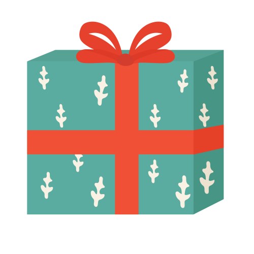 Cartoon gift box image mystery box Royalty Free Vector Image