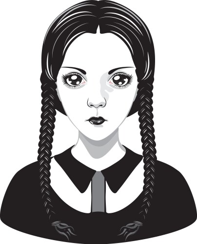 Gothic Girl Vector Images (over 3,900)