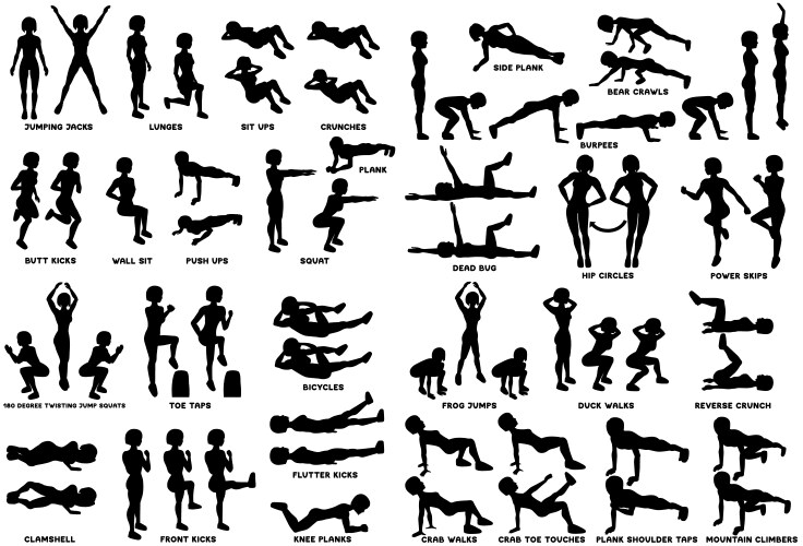 Exercise Vector Images (over 500,000)