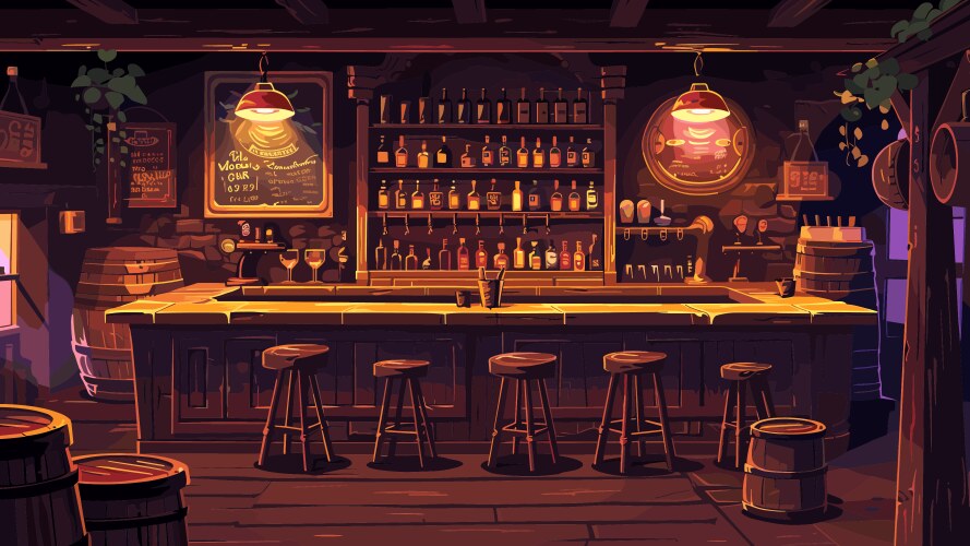Pub Inside Vector Images (over 750)