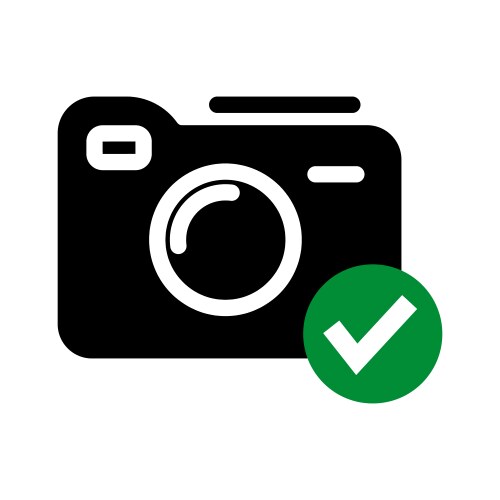 Checkmark and exclamation mark Royalty Free Vector Image