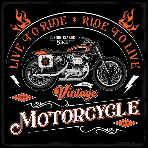 Set of biker emblems Royalty Free Vector Image