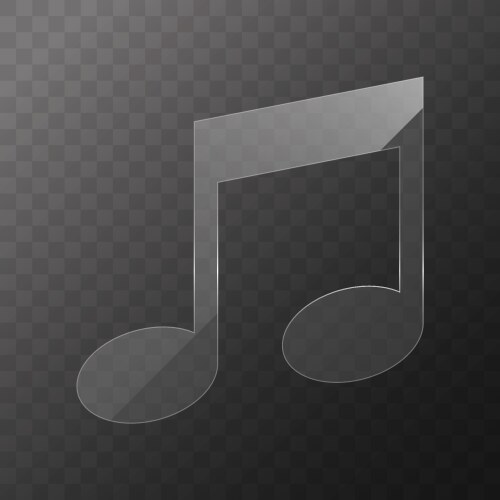 Transparent background music note Vector Images & Graphics for ...