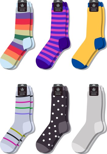 Socks Royalty Free Vector Image - VectorStock