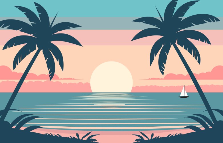 Ocean Scenery Vector Images (over 14,000)