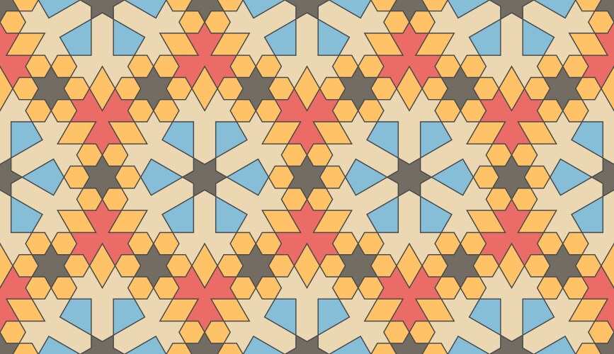 Islamic pattern seamless traditional Royalty Free Vector