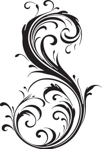 Stylish Font Letter S Vector Images (over 5,800)