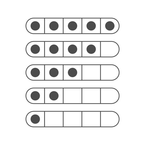 Feedback emotion faces line rating scale icons Vector Image