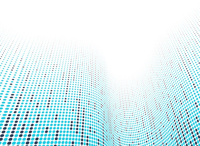 Dotted abstract background blue dots Royalty Free Vector
