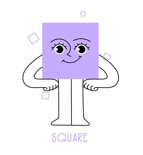 Character Cartoon Square Vector Images (over 38,000)