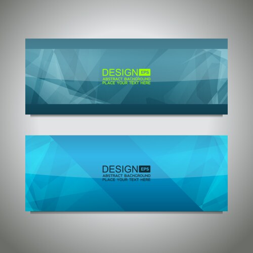 Header banner design Royalty Free Vector Image