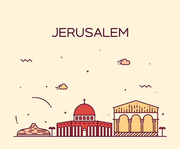 Jerusalem Skyline Vector Images (over 220)