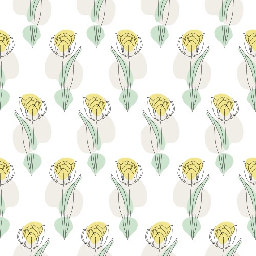 Single Tulip Vector Images (over 1,400)