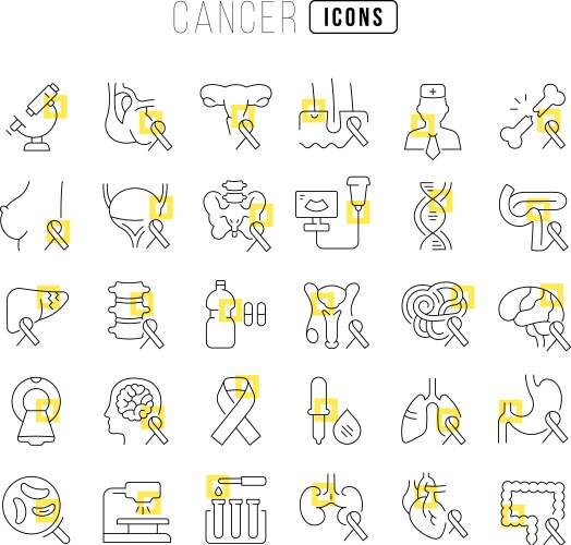 Medicine and pregnancy icons set Royalty Free Vector Image