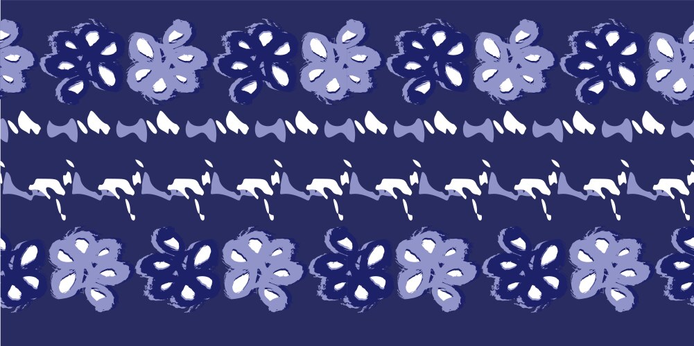 Indigo blue to dye effect abstract seamless Vector Image