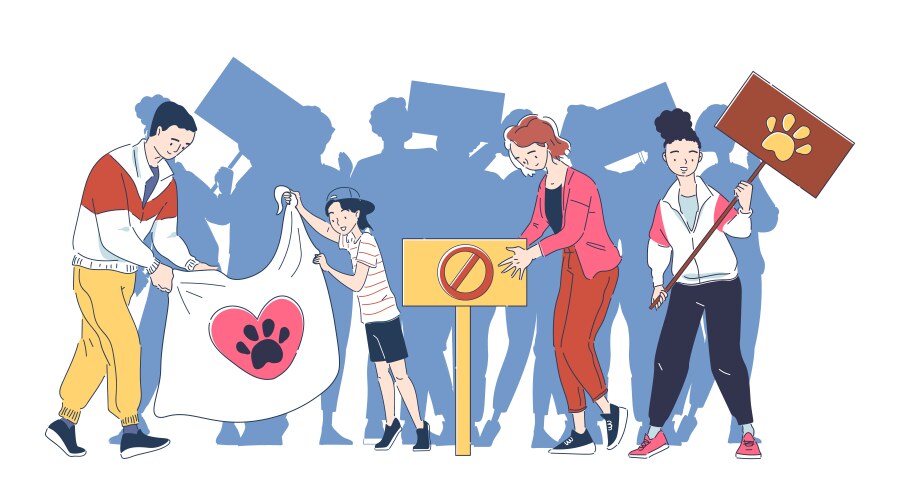 Crowd Protest Vector Images (over 8,800)