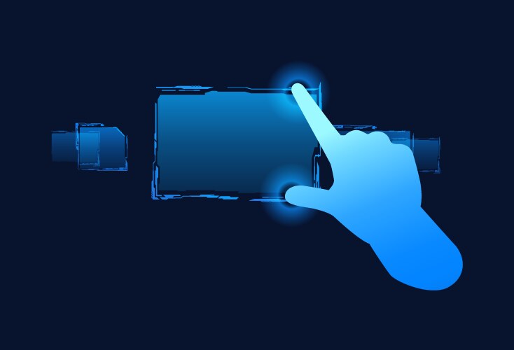 Cartoon Click Hand Pointer Vector Images (over 1,100)