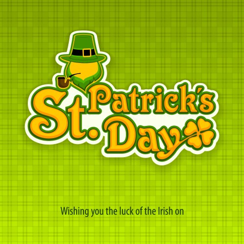 Logo for saint patricks day Royalty Free Vector Image