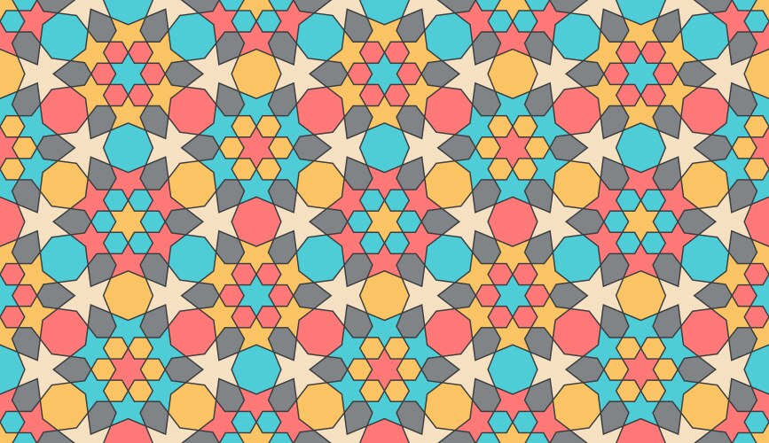 Islamic pattern seamless traditional Royalty Free Vector