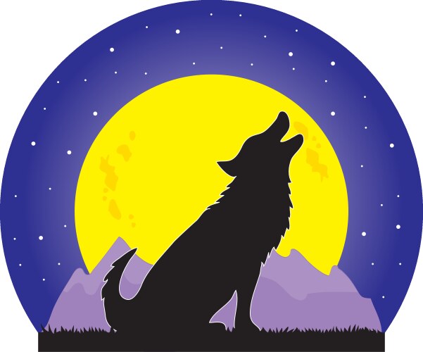 Wolf Moon Vector Images (over 3,100)