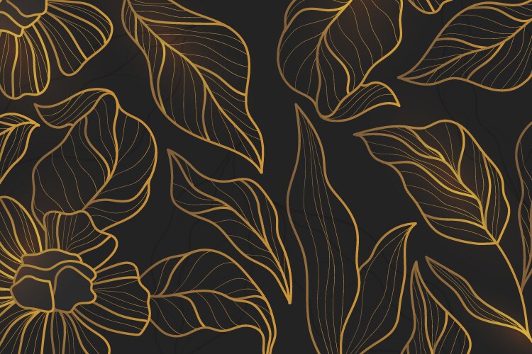 Gradient golden linear background Royalty Free Vector Image