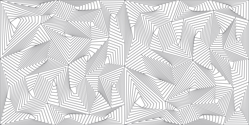 Continuous monochrome pattern decorative abstract Vector Image