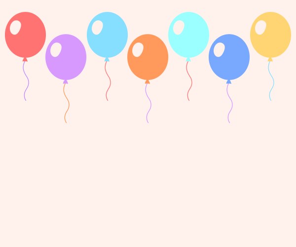 Colorful balloons Royalty Free Vector Image - VectorStock