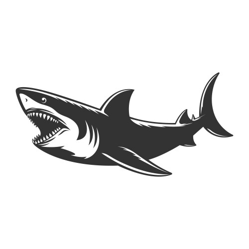 Great White Shark Logo Vector Images (over 1,900)