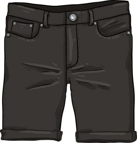 Cartoon - ripped denim jeans pants Royalty Free Vector Image