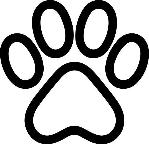 Dog Paw Print Outline Vector Images (over 15,000)