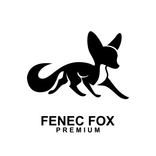 Fennec logo Vector Images & Graphics for Commercial Use | VectorStock