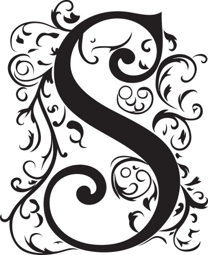 Stylish Font Letter S Vector Images (over 5,800)