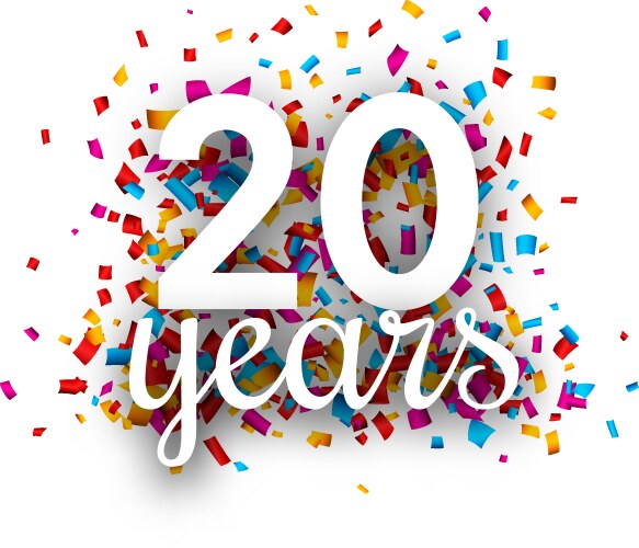 20 Year Anniversary Vector Images (over 7,400)