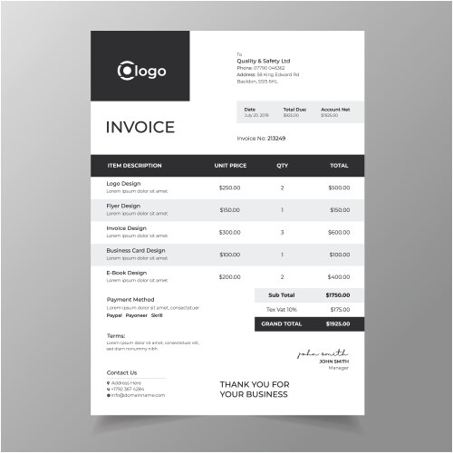 Banner Invoice Vector Images (over 4,100)