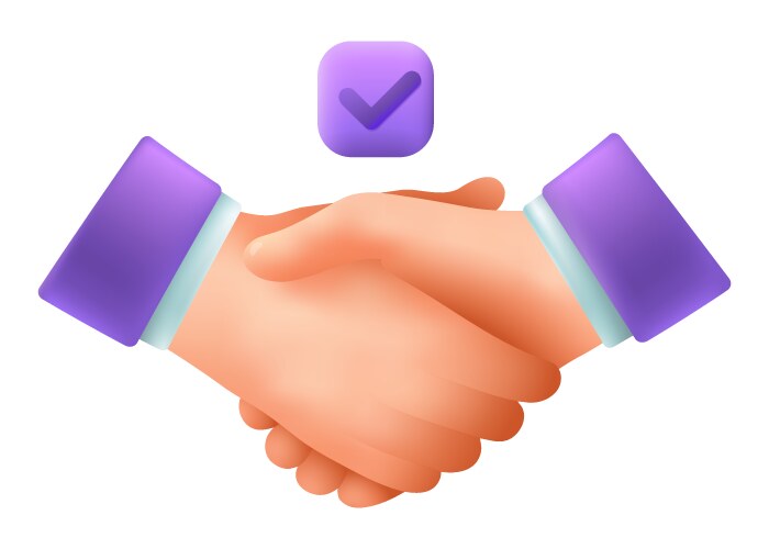 Handshake Cartoon Vector Images (over 6,600)