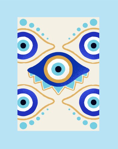 Set of turkish eye Royalty Free Vector Image - VectorStock
