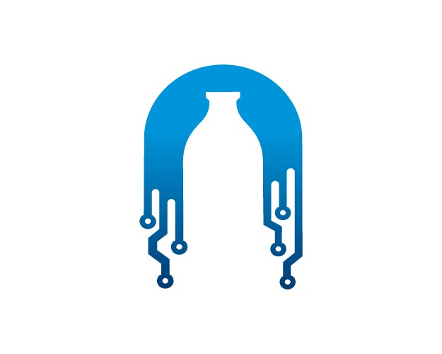 Water gallon logo symbol or icon template Vector Image