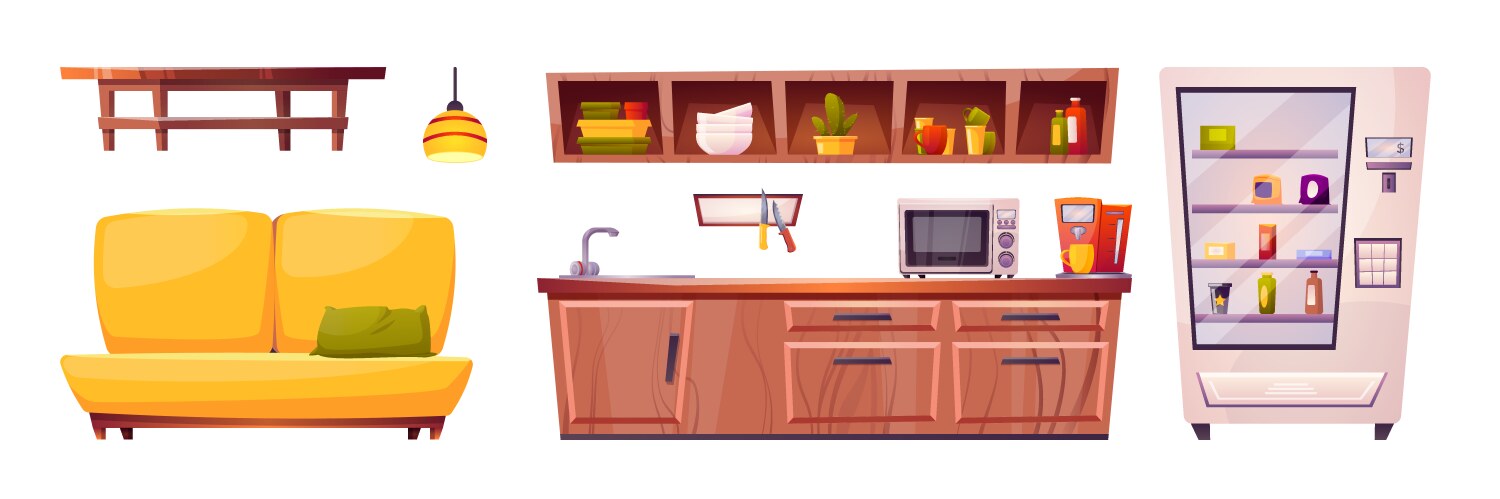 Office Lunch Room Vector Images (over 730)