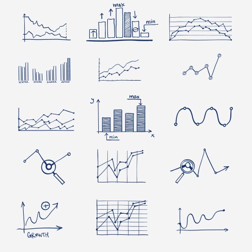 Statistics Drawing Vector Images (over 11,000)