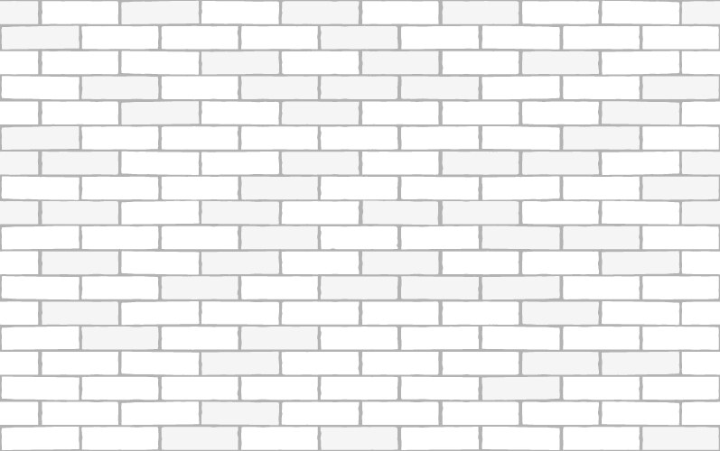 White brick wall texture seamless Royalty Free Vector Image