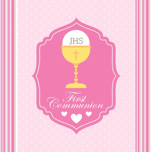 First Communion Catholic Bible Royalty Free Vector Image