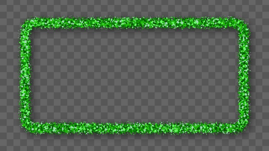 Green frame isolated Royalty Free Vector Image